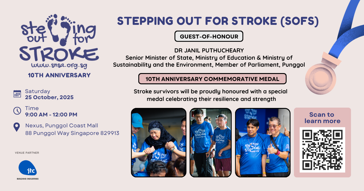 Stepping Out For Stroke (SOFS) 10th Anniversary @ Punggol Digital ...